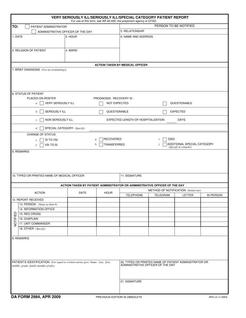 FREE 10+ Patient Report Forms in PDF MS Word Regarding Patient Care ... FREE 10+ Patient Report Forms in PDF MS Word Regarding Patient Care ...