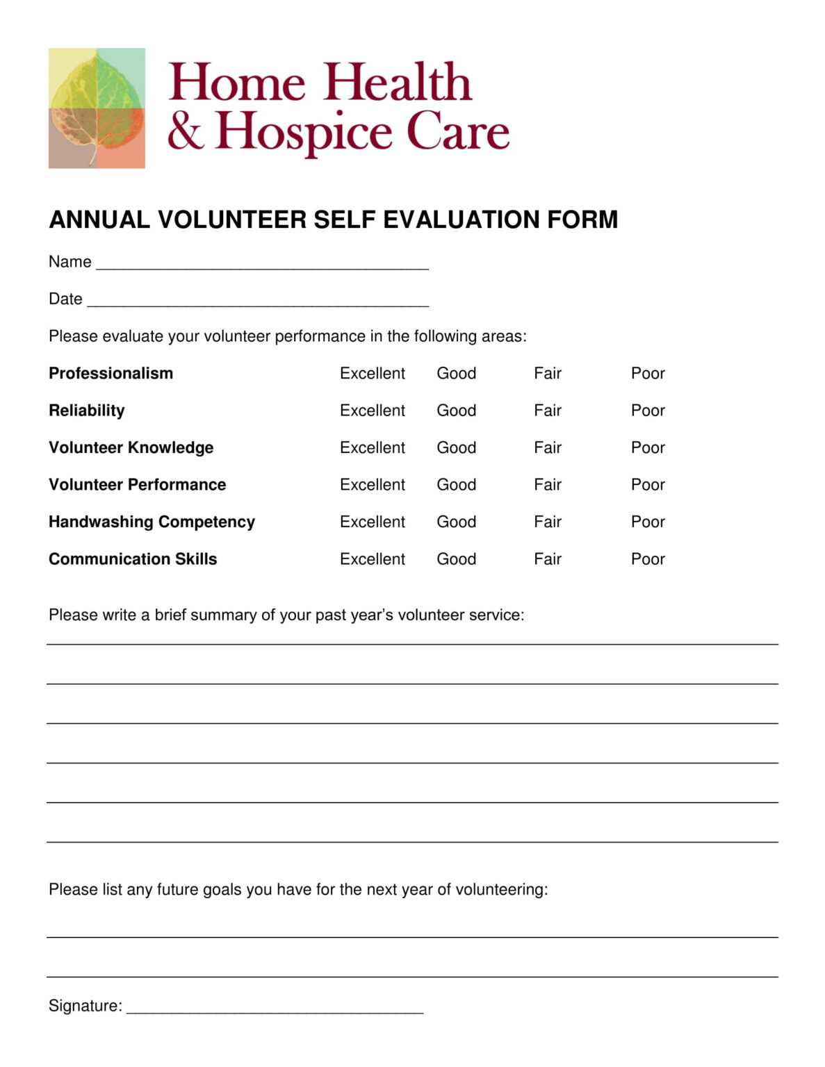 FREE 10+ Volunteer Evaluation Forms In PDF Within Volunteer Report ...