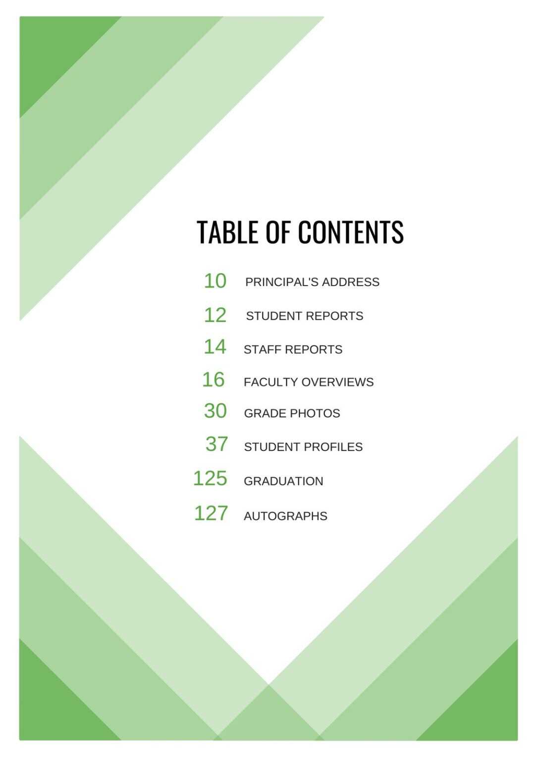 Free and customizable table of contents templates Canva With Report ...