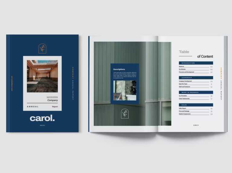 FREE Annual Report Indesign By Print Templates On Dribbble In Free ...