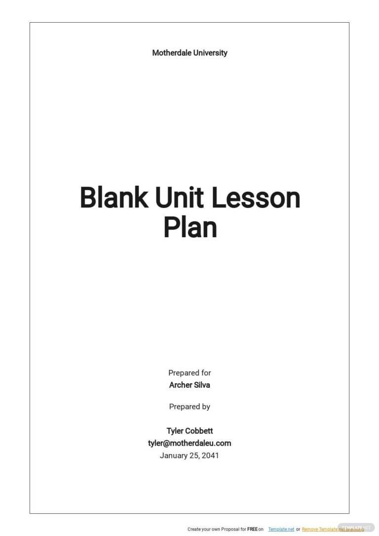 Free Free Blank 10E Lesson Plan Template – Google Docs, Word, Apple In Blank Unit Lesson Plan ...