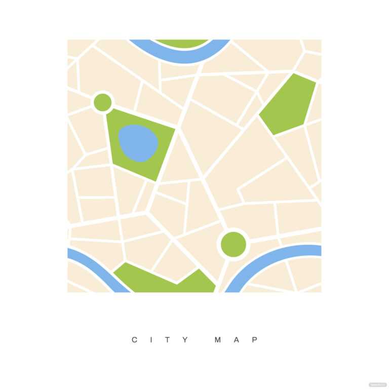 Blank City Map Template - Rebeccachulew.com