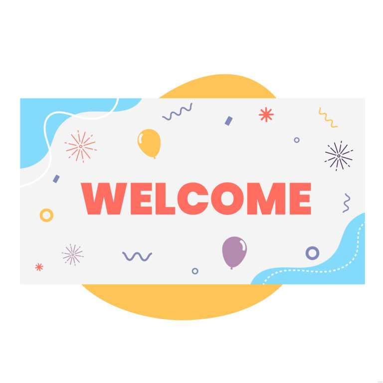 Free Free Welcome Banner Illustration – EPS, Illustrator, JPG, PNG ...