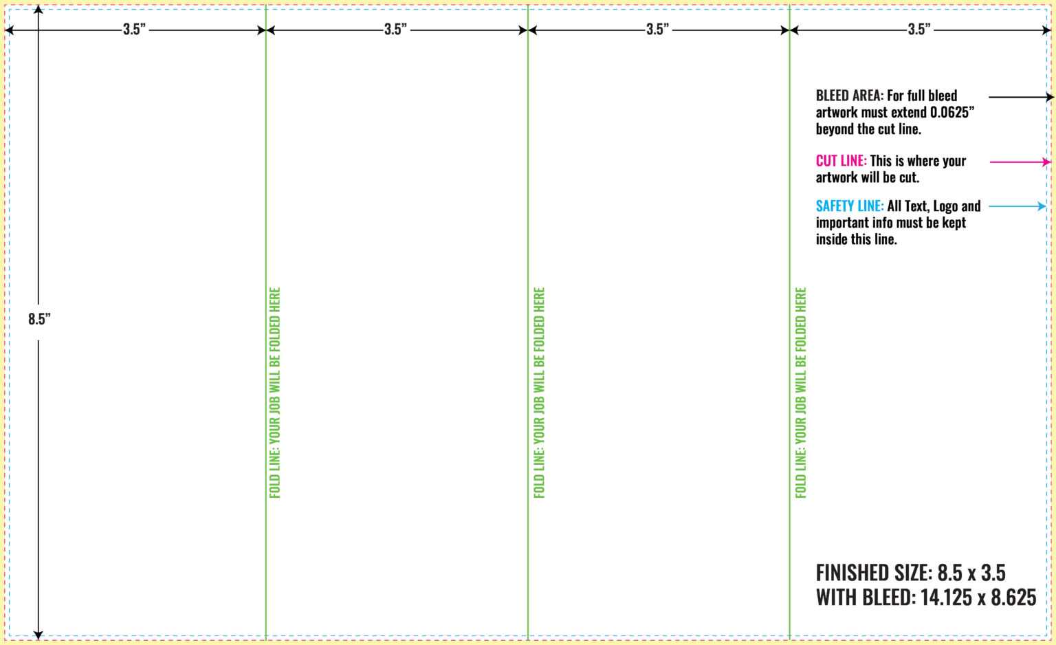 Free InDesign Brochure Layout Guidelines PrintMagic Vertical For 4 ...