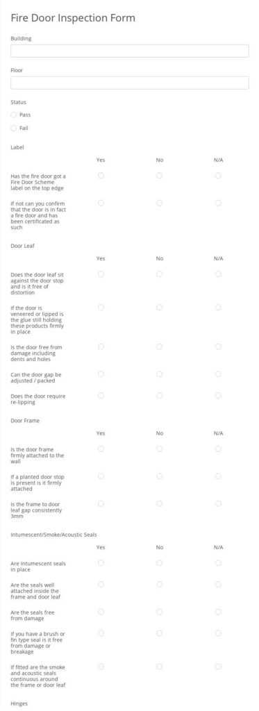 Free Inspection Form Templates 10FormBuilder Inside Pre Purchase ...