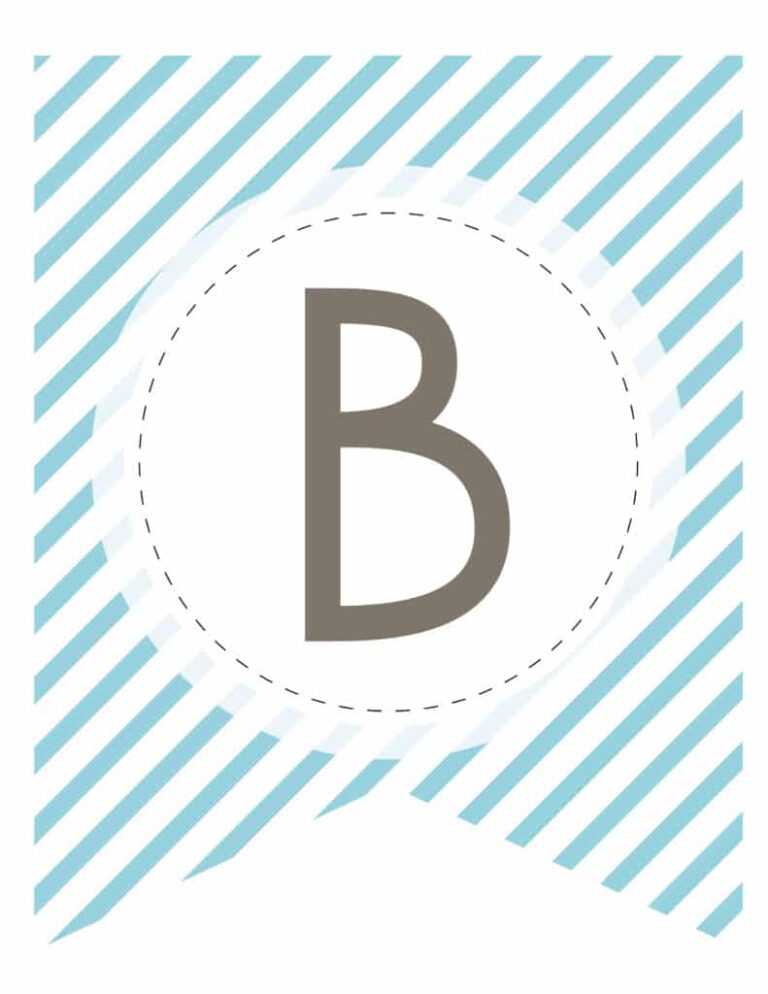 Free Printable Banner Letters Inside Letter Templates For Banners ...