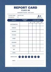 Pupil Report Template - Rebeccachulew.com