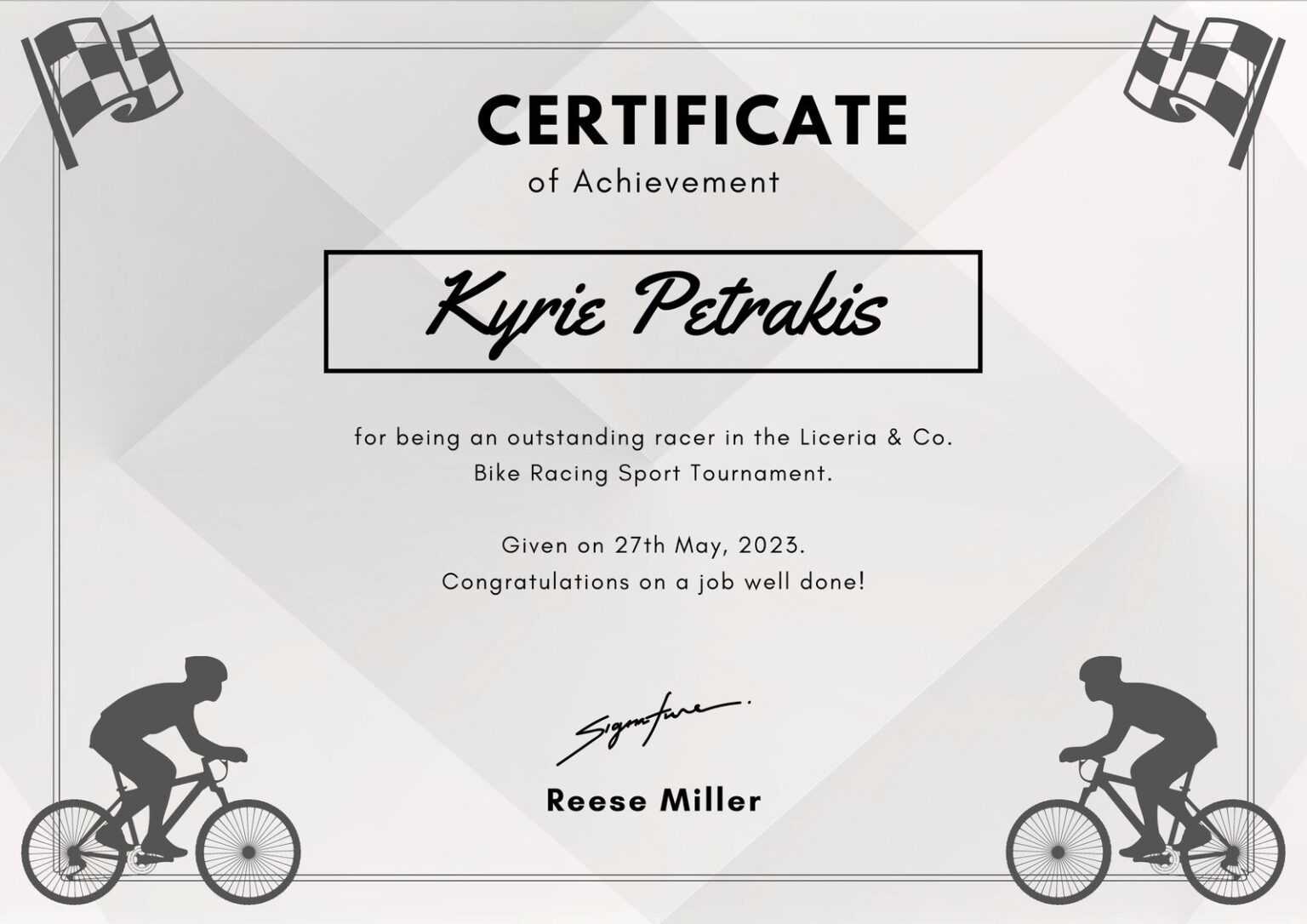 Free Printable, Customizable Sport Certificate Templates Canva With ...