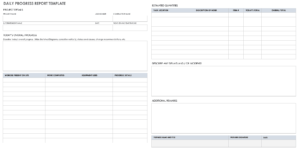 Free Project Report Templates Smartsheet For Construction Status Report ...