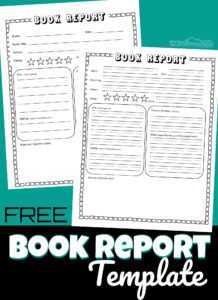 Book Report Template 2Nd Grade - Rebeccachulew.com