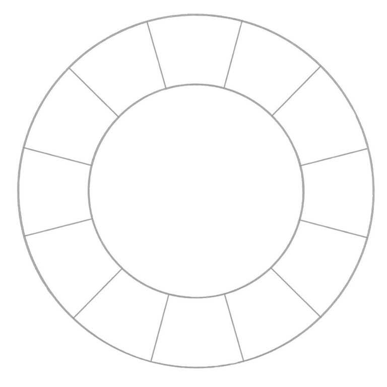 Blank Color Wheel Template - Rebeccachulew.com