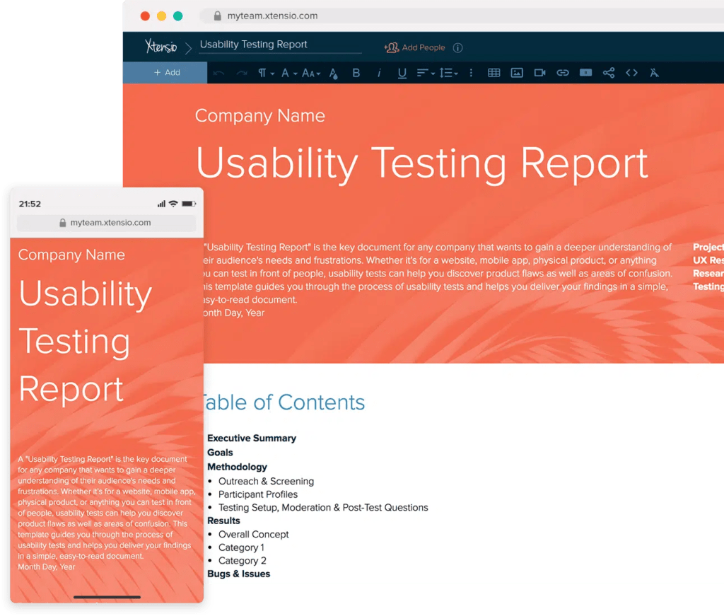 How To Write A Usability Testing Report (With Template And Examples) In ...