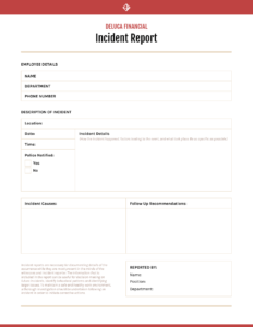 How To Write An Incident Report [+ Templates] – Venngage Inside Ir ...