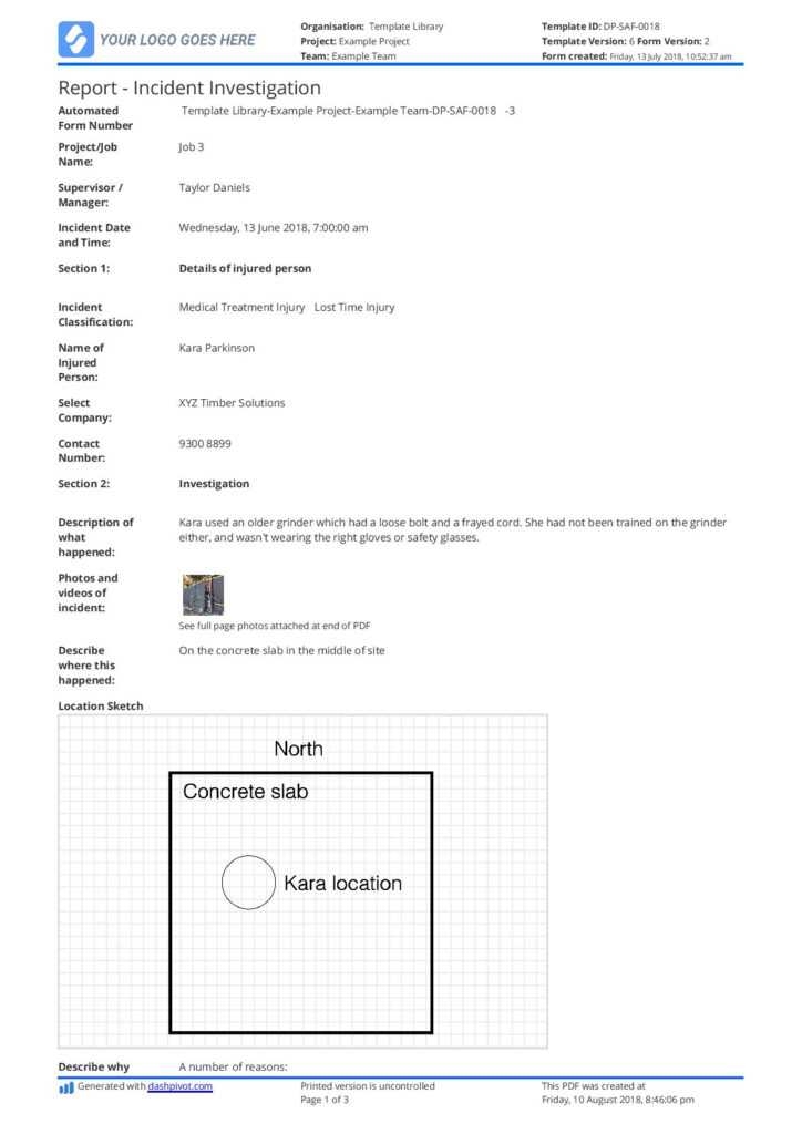 Incident Investigation Report Template (Better Than Word And PDF) With ...