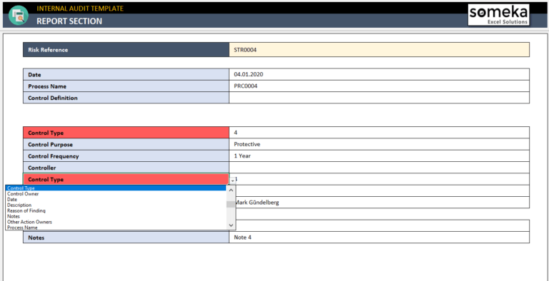 Internal Audit Excel Template Audit Checklist, Report Format Tool With Regard To Data Center ...