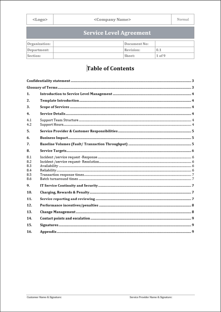 ITIL Incident Report Template – ISO Templates And Training Within ...