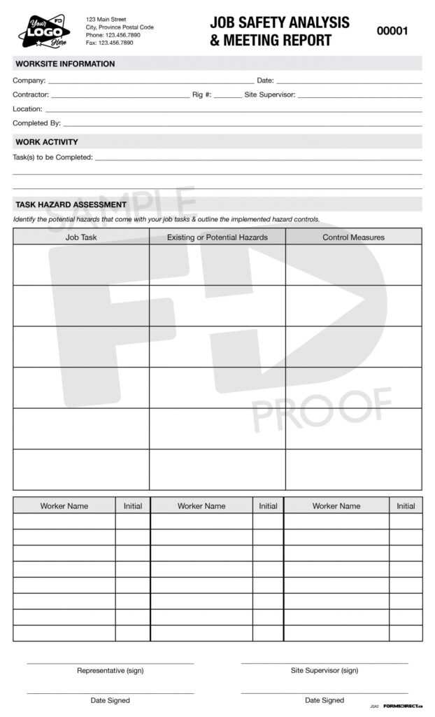 Safety Analysis Report Template - Rebeccachulew.com