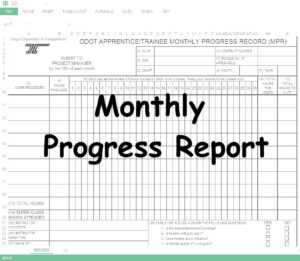 Monthly Progress Report Template - Rebeccachulew.com