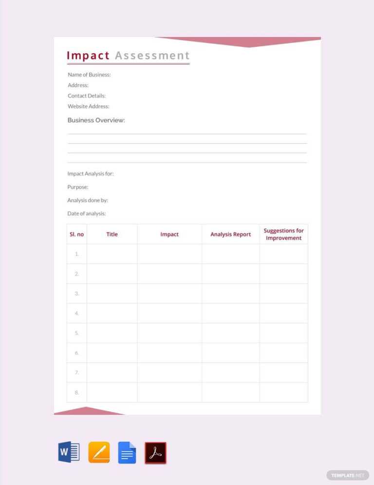 Network Assessment Template – Word, Apple Pages, PDF Template ...