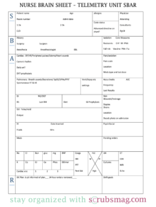 Nurse Brain Sheet Editable: Fill Out & Sign Online DocHub Pertaining To ...