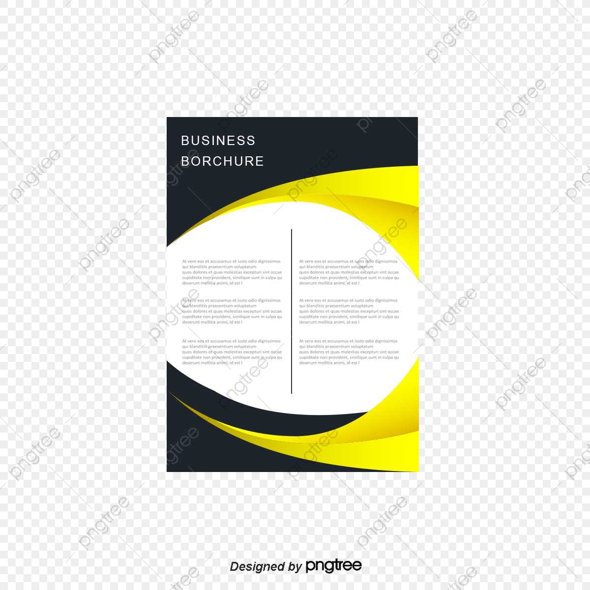 One Page Brochure PNG Transparent Images Free Download Vector Intended ...