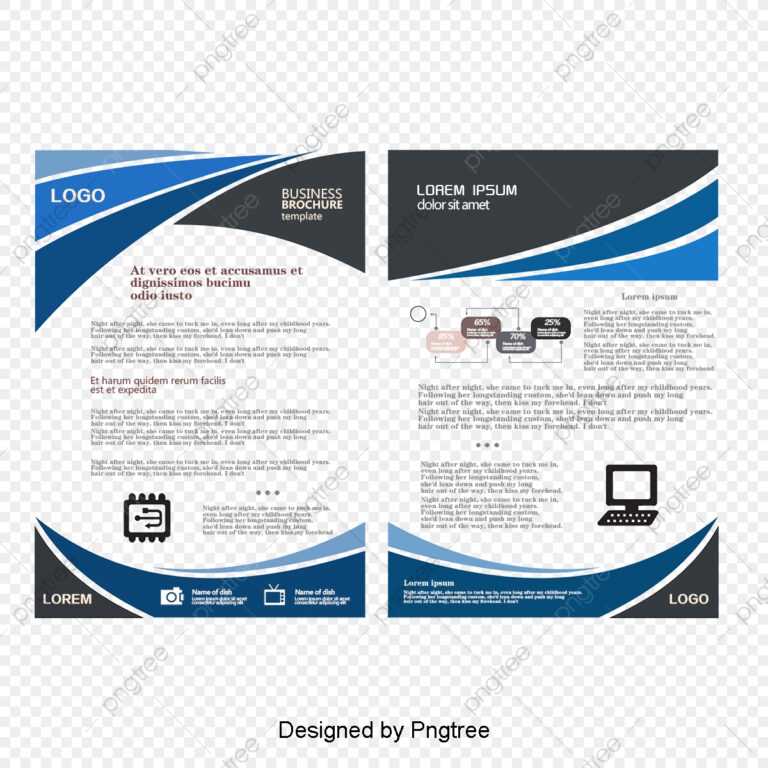 One Page Brochure PNG Transparent Images Free Download Vector With ...