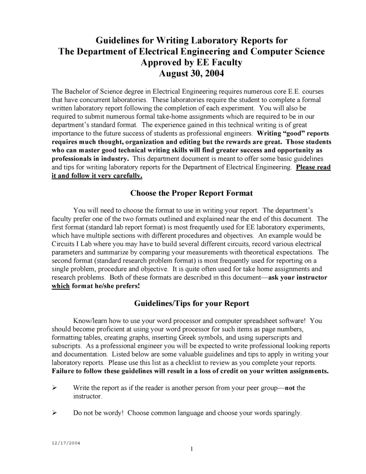 Engineering Lab Report Template - Rebeccachulew.com