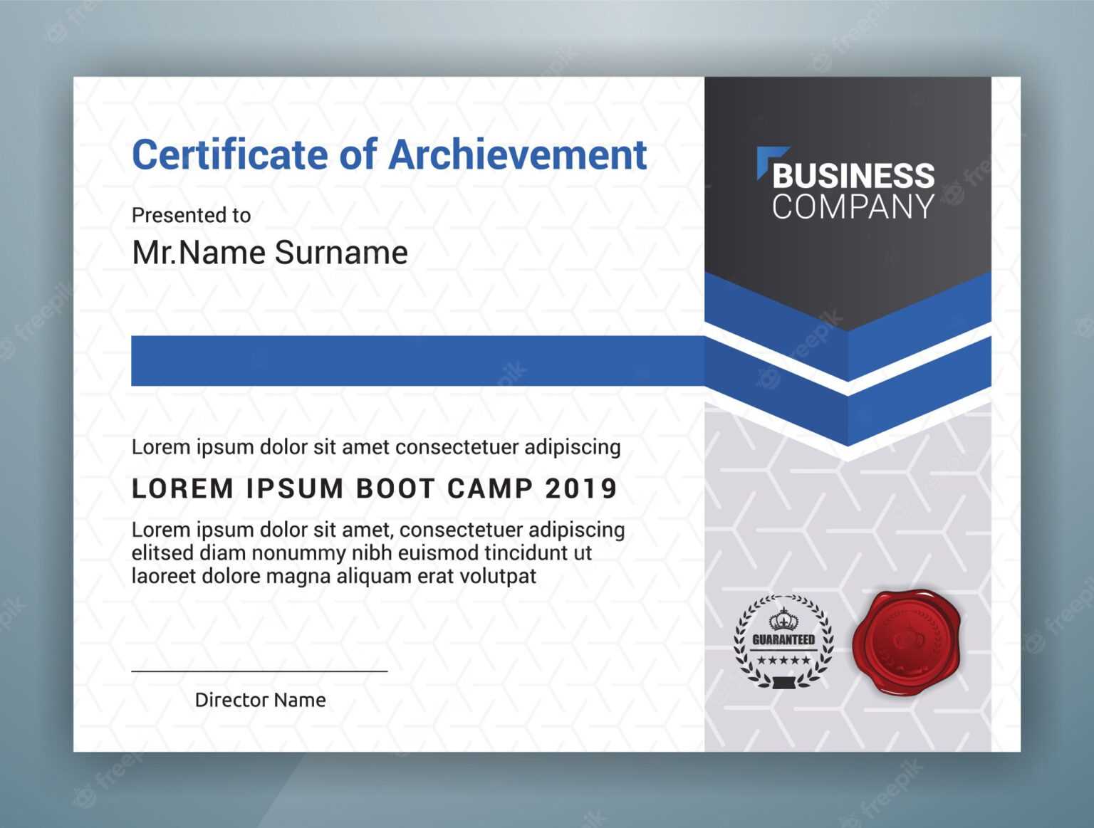 Boot Camp Certificate Template - Rebeccachulew.com