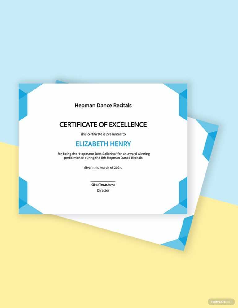 Performance Certificates Templates – Design, Free, Download With Regard ...