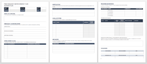 Performance Improvement Plan Templates Smartsheet Within Improvement ...