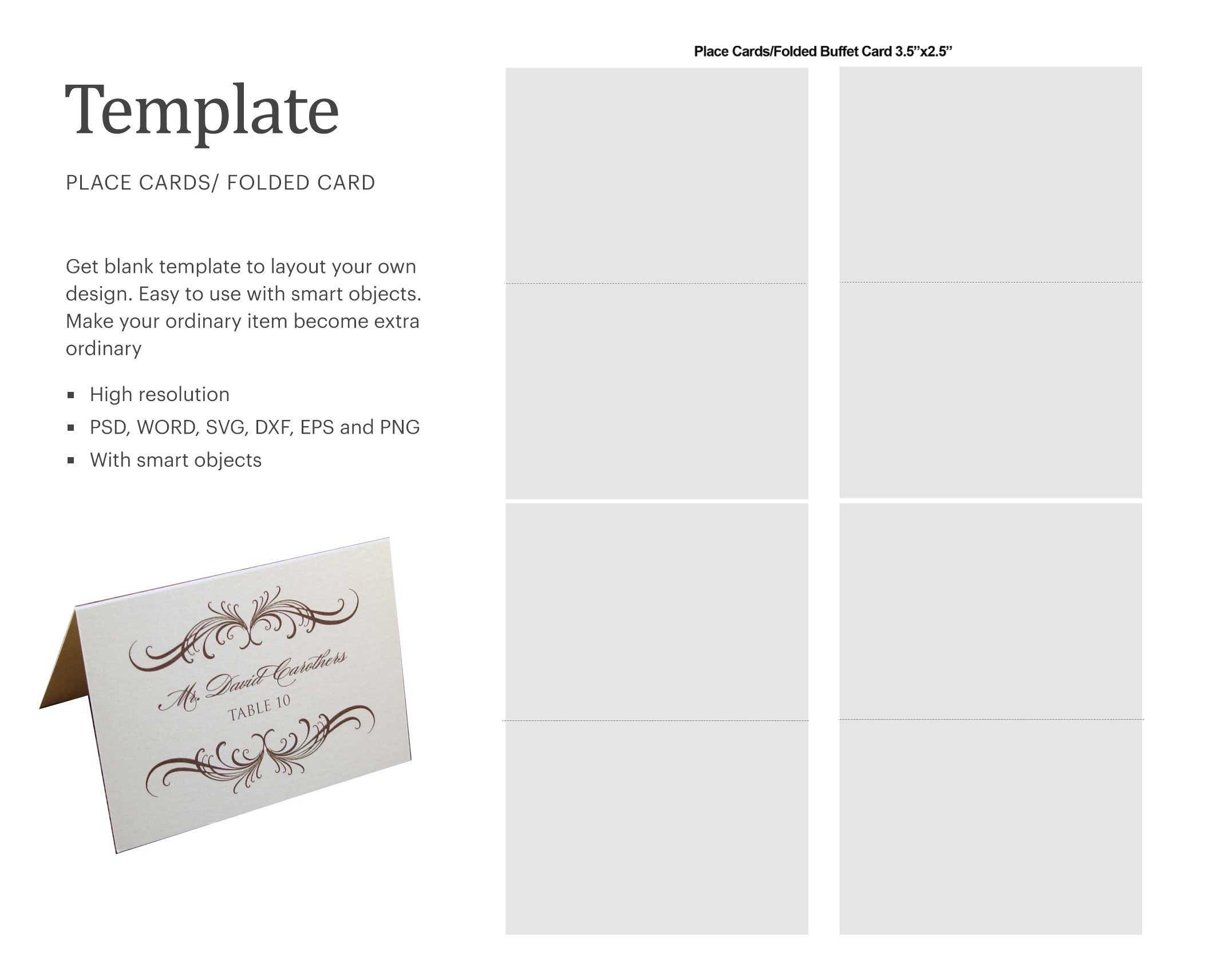 Blank Tent Card Template - Rebeccachulew.com