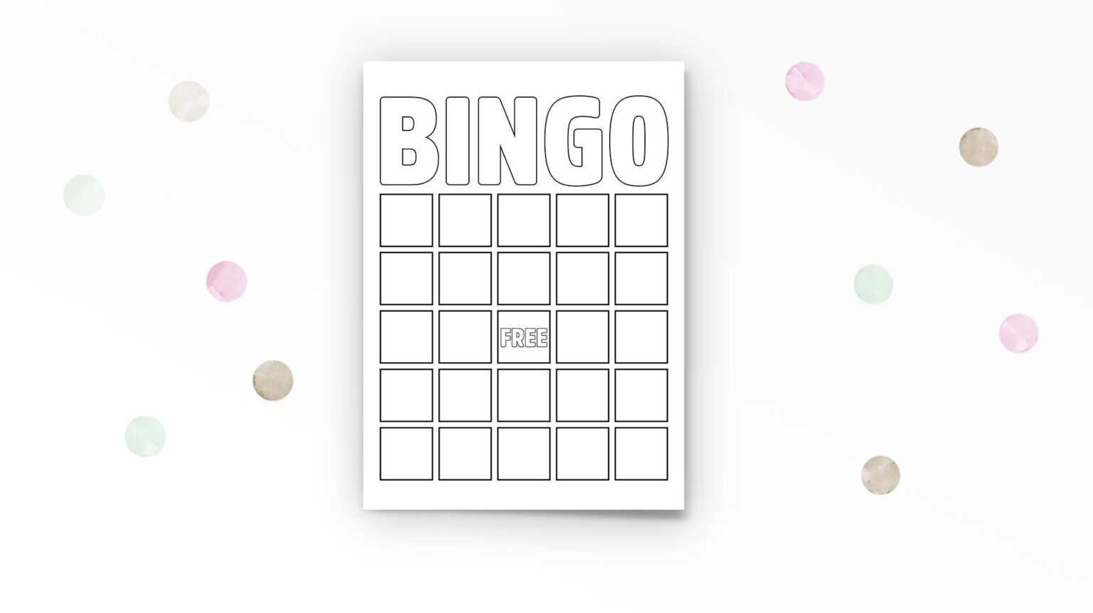 Plain Bingo Cards, Blank Bingo Set, Bingo Games Template Plain, Black ...