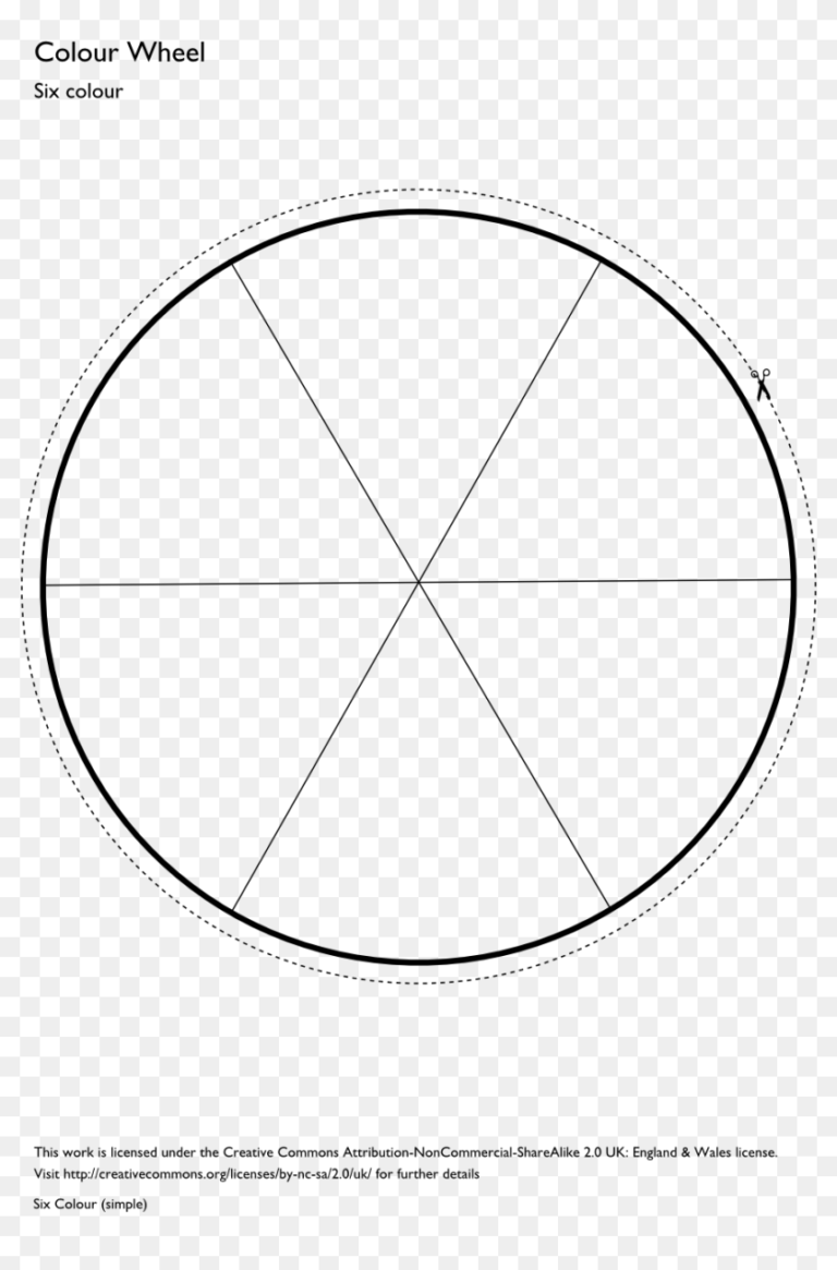 Printable Blank Color Wheel – Simple Colour Wheel Template, HD Png ...