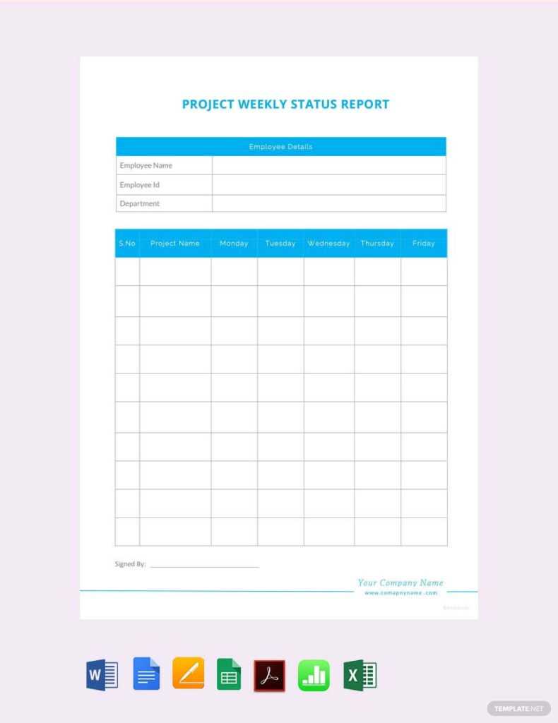 Project Reports Templates Word – Format, Free, Download Template ...