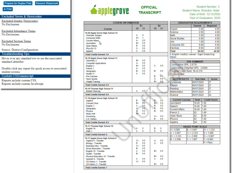 Report Creator MBA Plugins For PowerSchool Enhancing The Power Intended ...