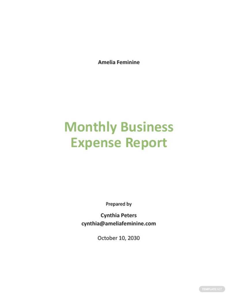 Cover Page Of Report Template In Word - Rebeccachulew.com