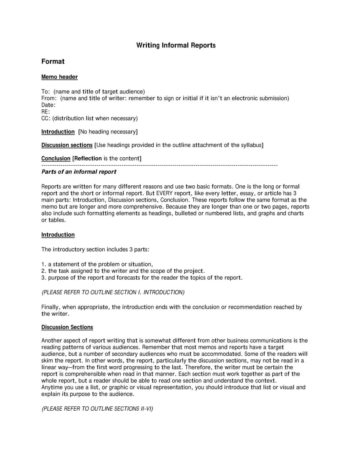Report Writing Format – 10+ Examples, Format, Pdf Examples In Introduction Template For Report ...