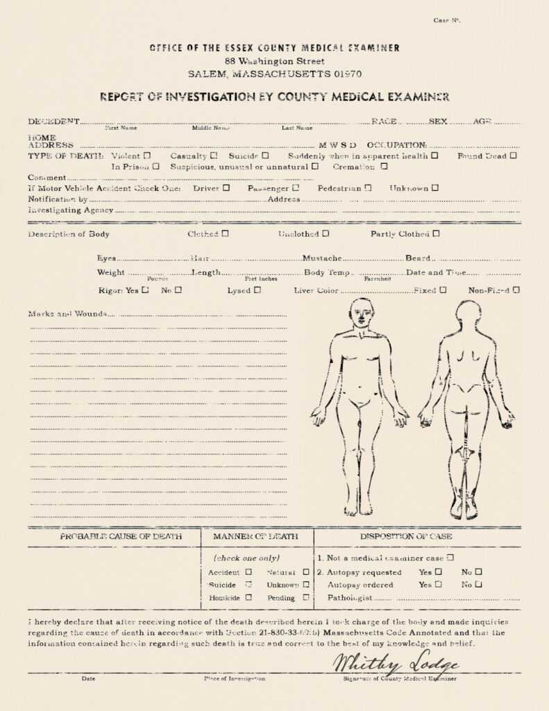 Rites Of Solstice Cthulhu Reborn Pertaining To Blank Autopsy Report ...
