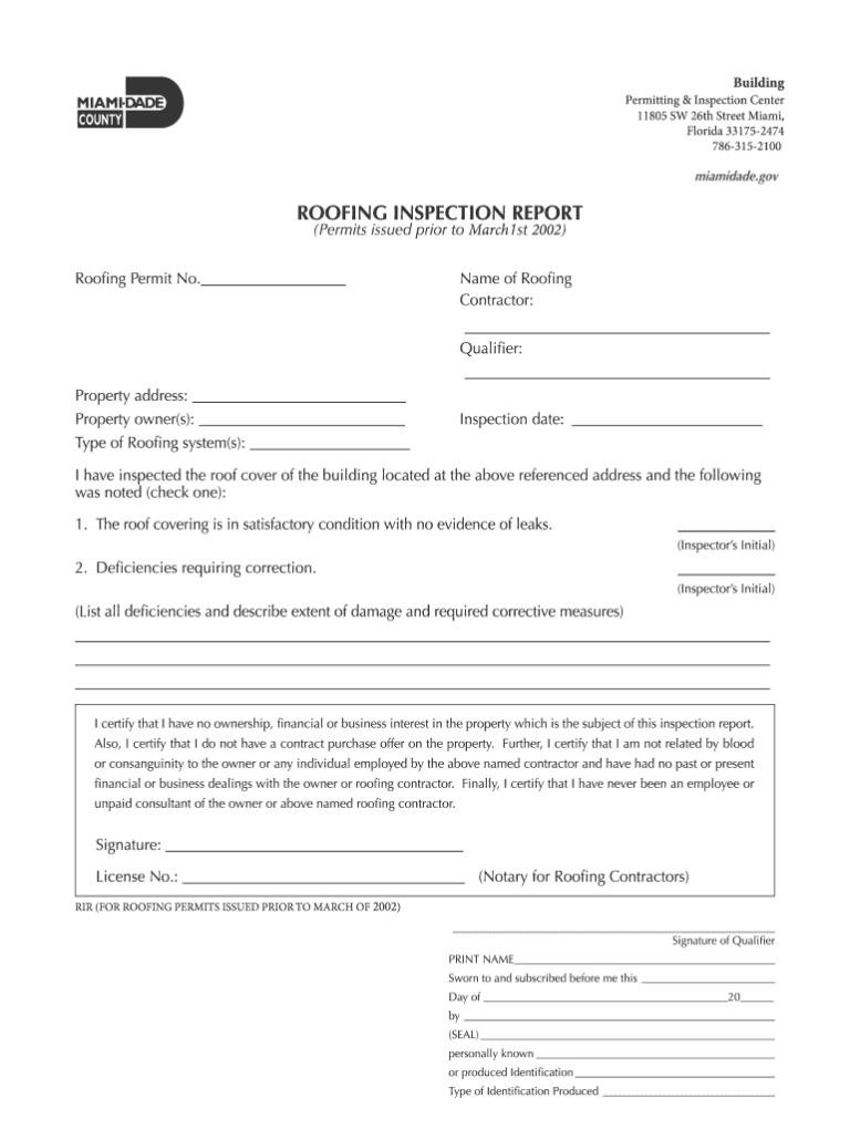 Roofing Inspection Report: Fill Out & Sign Online DocHub Pertaining To ...