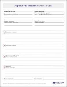 Generic Incident Report Template - Rebeccachulew.com