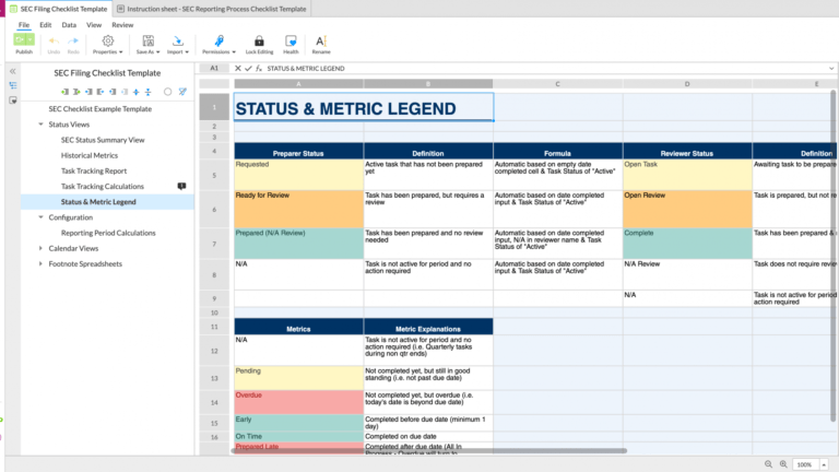 SEC Reporting Process Checklist Workiva Marketplace In Ssae 16 Report ...