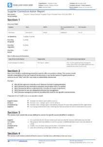 Supplier Corrective Action Report Template: Improve Your SCAR Process ...
