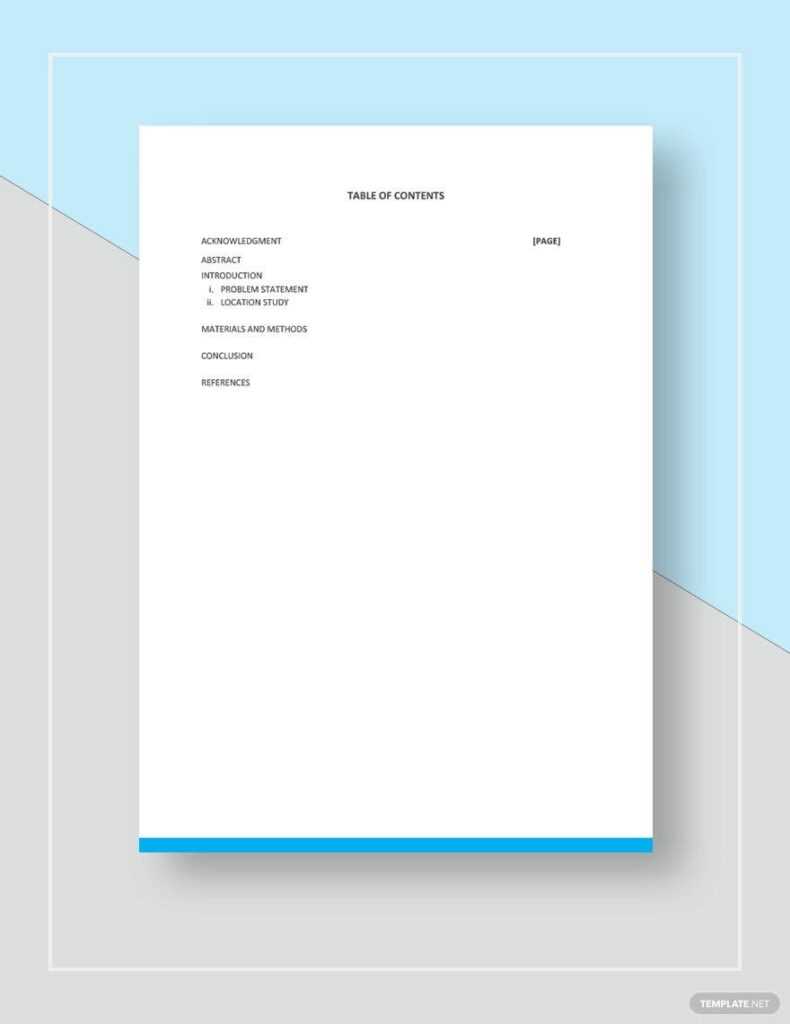 Technical Report Template – Google Docs, Word, Apple Pages In Technical ...