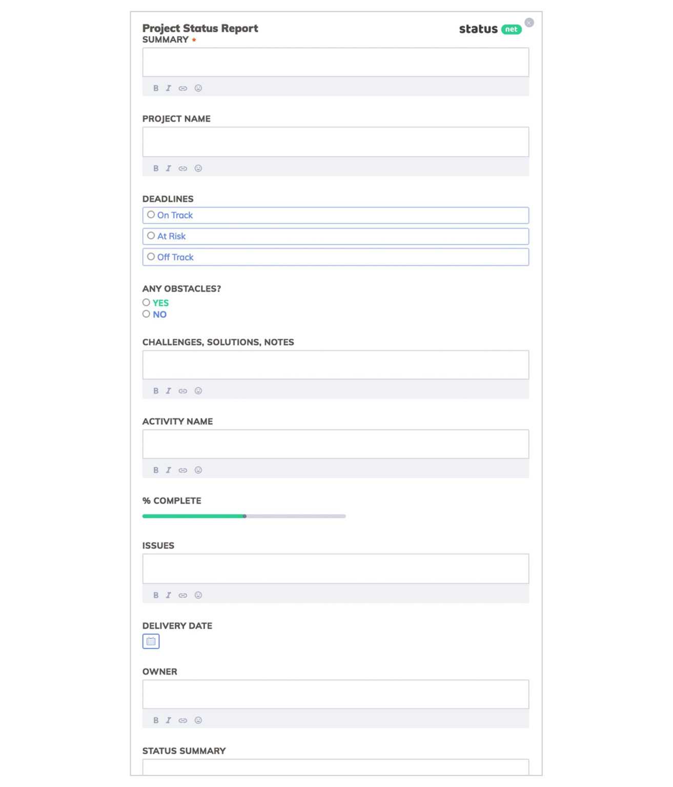 The Best Example Of Implementation Status Report Free Template Inside ...