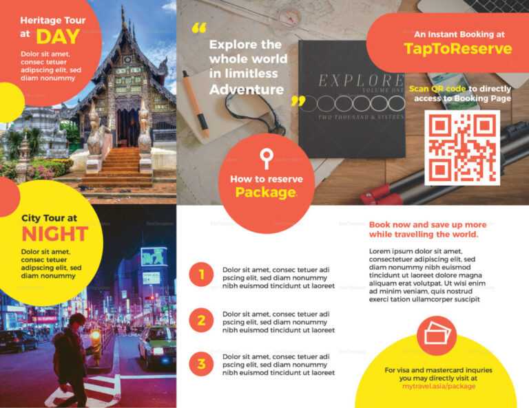Travel Brochure Template Word Free – BersamaWisata For Travel Brochure ...