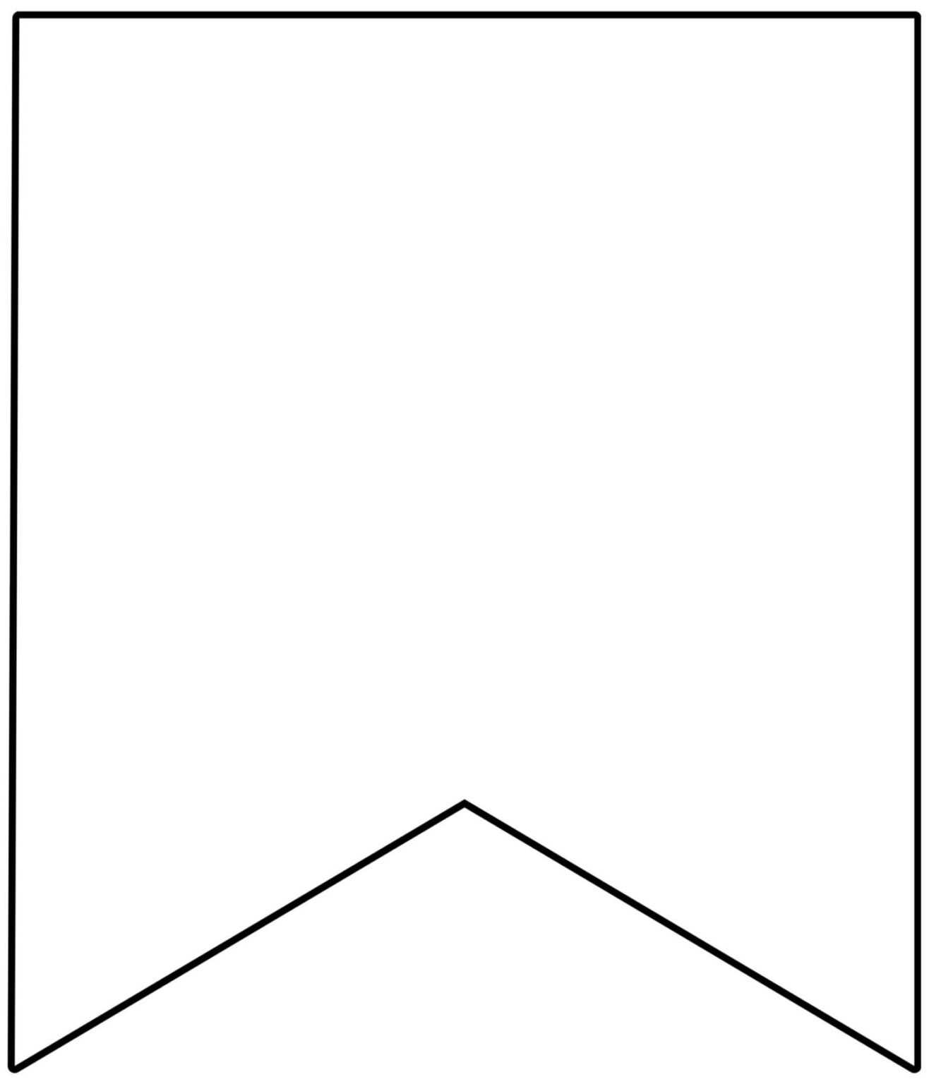 Triangle Banner Template 10 - Rebeccachulew.com