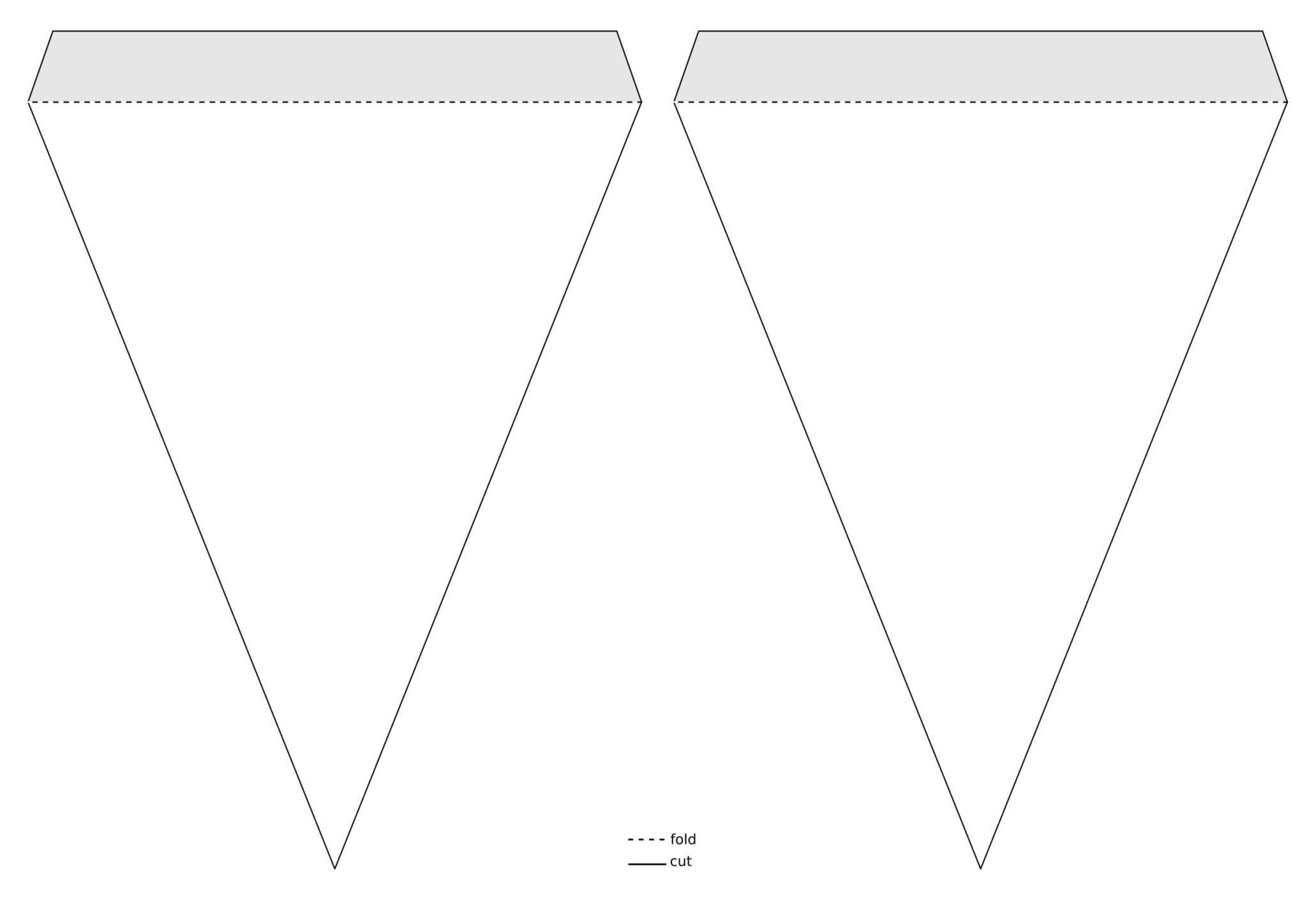 Triangle Pennant Banner Template Icons PNG – Free PNG And Icons ...