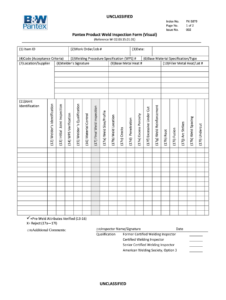 Visual Weld Inspection Forms: Fill Out & Sign Online DocHub Pertaining ...