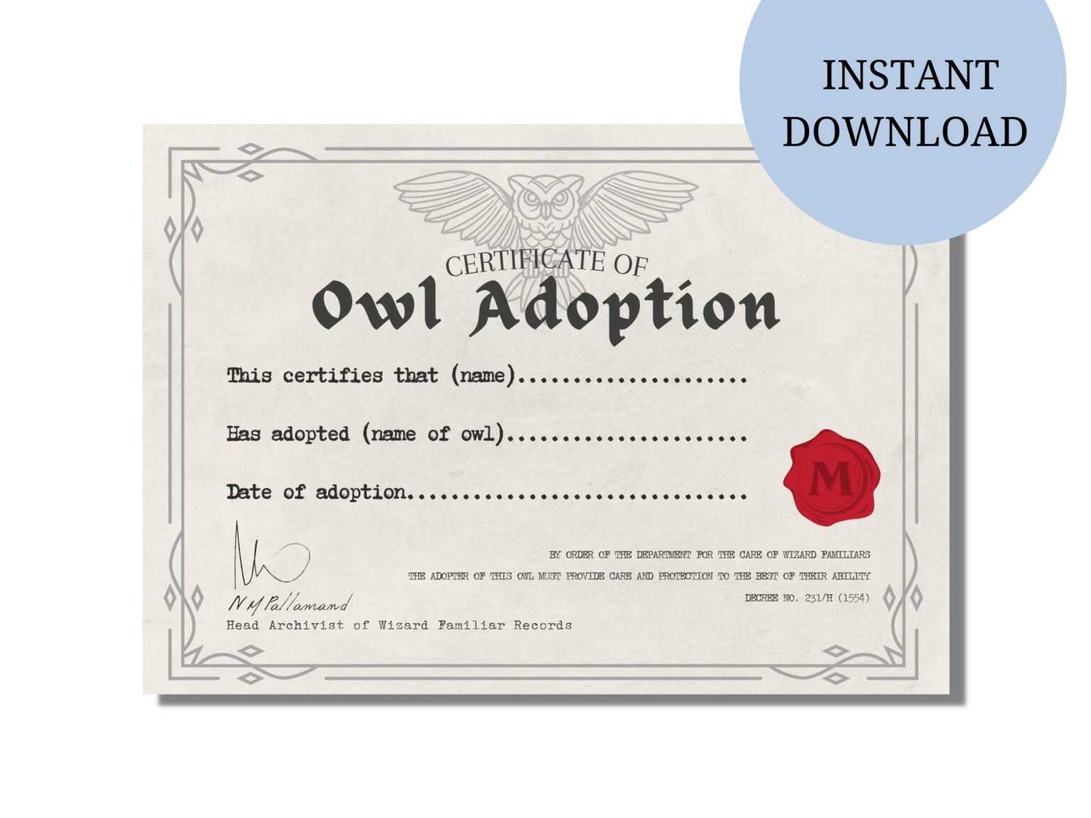 Harry Potter Certificate Template - Rebeccachulew.com
