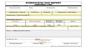 Work Method Statement For Hydrostatic Pressure Testing In Chilled Water ...
